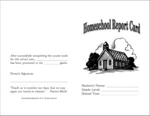Homeschool Report Cards - Flanders Family Home Life