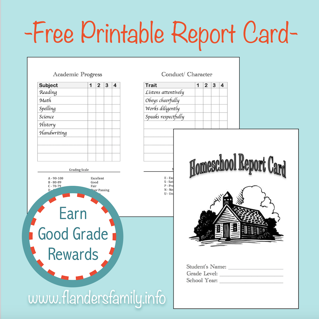 Homeschool Report Cards - Flanders Family Home Life