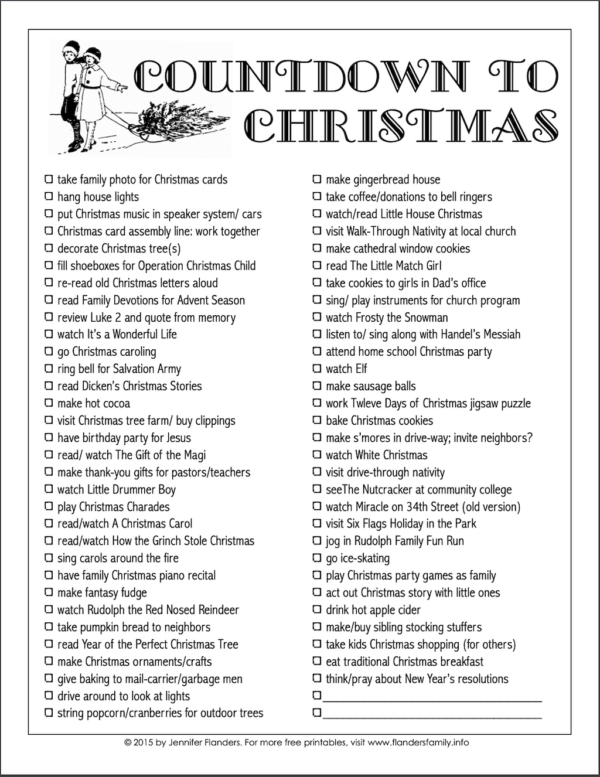 6 Fun Christmas Countdown Calendars - Flanders Family Home Life