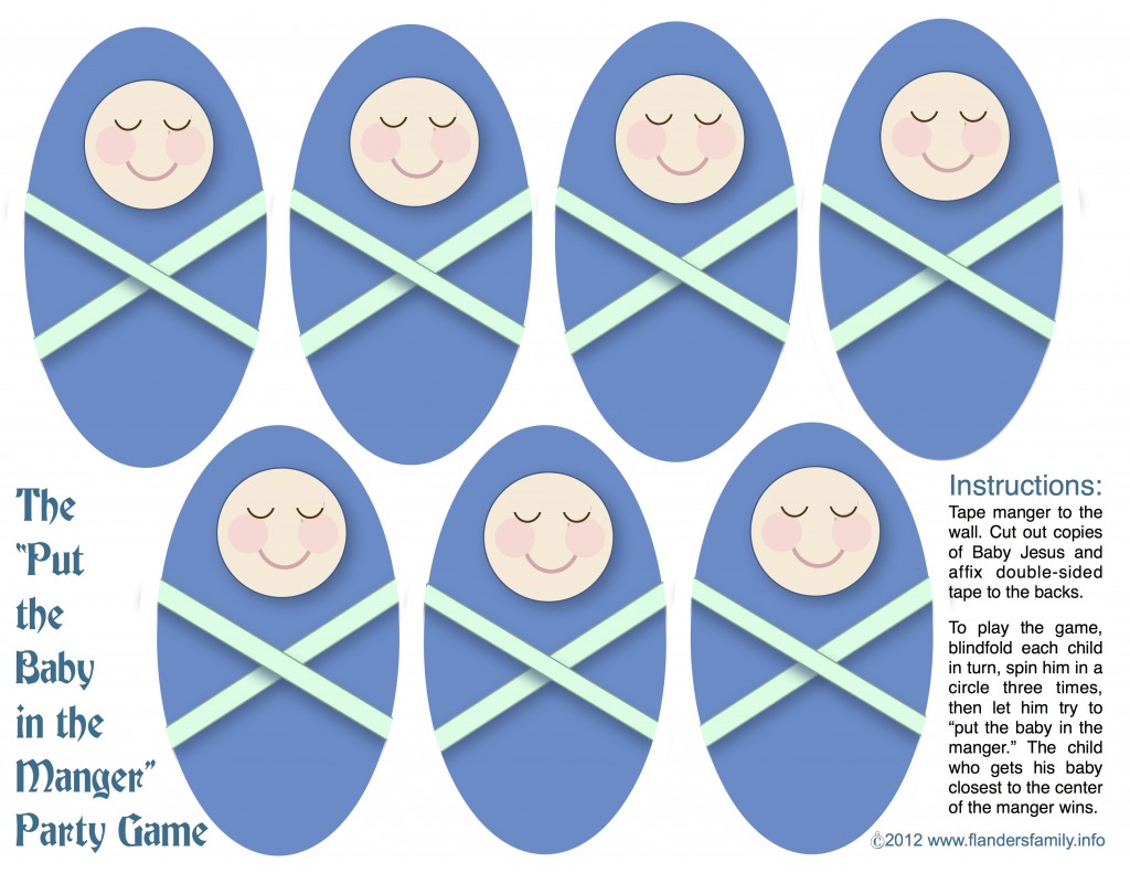 Put the Baby in the Manger Game - Flanders Family Homelife