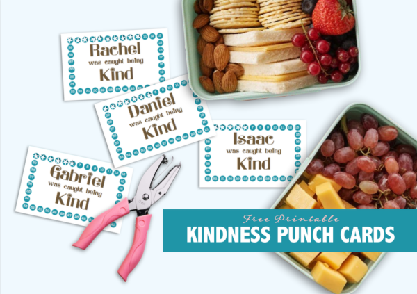 Punch Cards to Encourage Kindness - Flanders Family Homelife