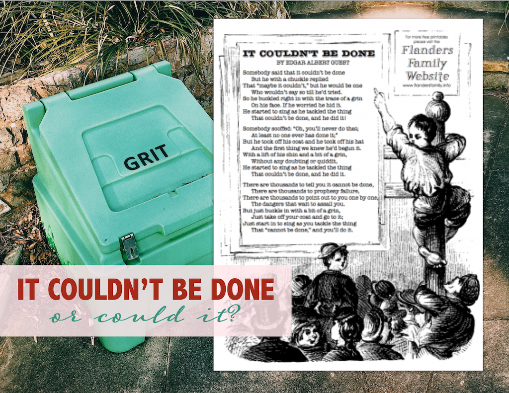 It Couldn't Be Done... or Could It? - Flanders Family Home Life