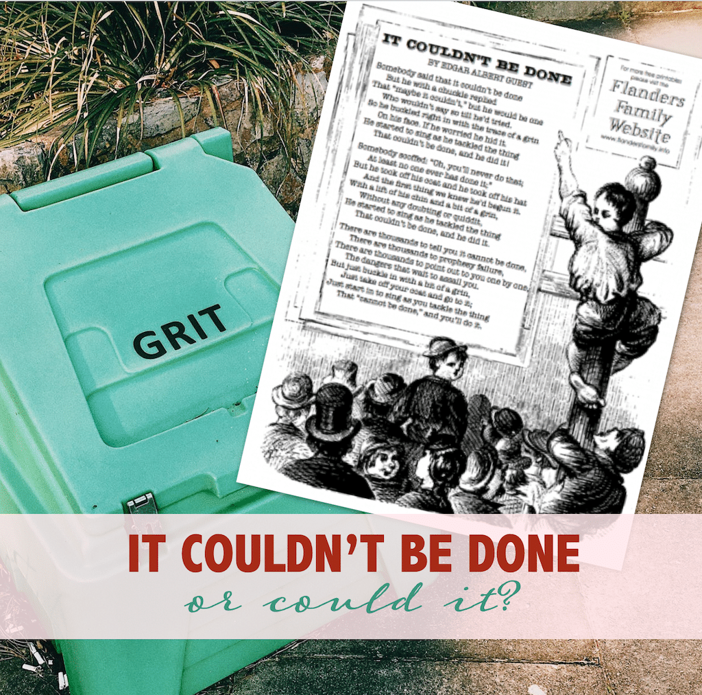 It Couldn't Be Done... or Could It? - Flanders Family Home Life