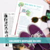 Free Children's Annual Keepsake Record - Flanders Family Home Life