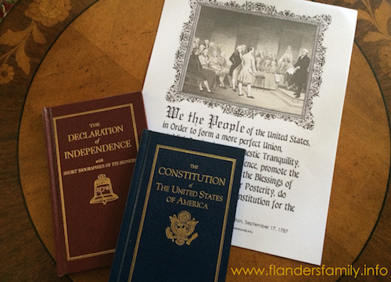 Happy US Constitution Day! - Flanders Family Home Life