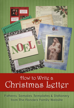 How to Write a Christmas Letter (with Samples) - Flanders Family Home Life