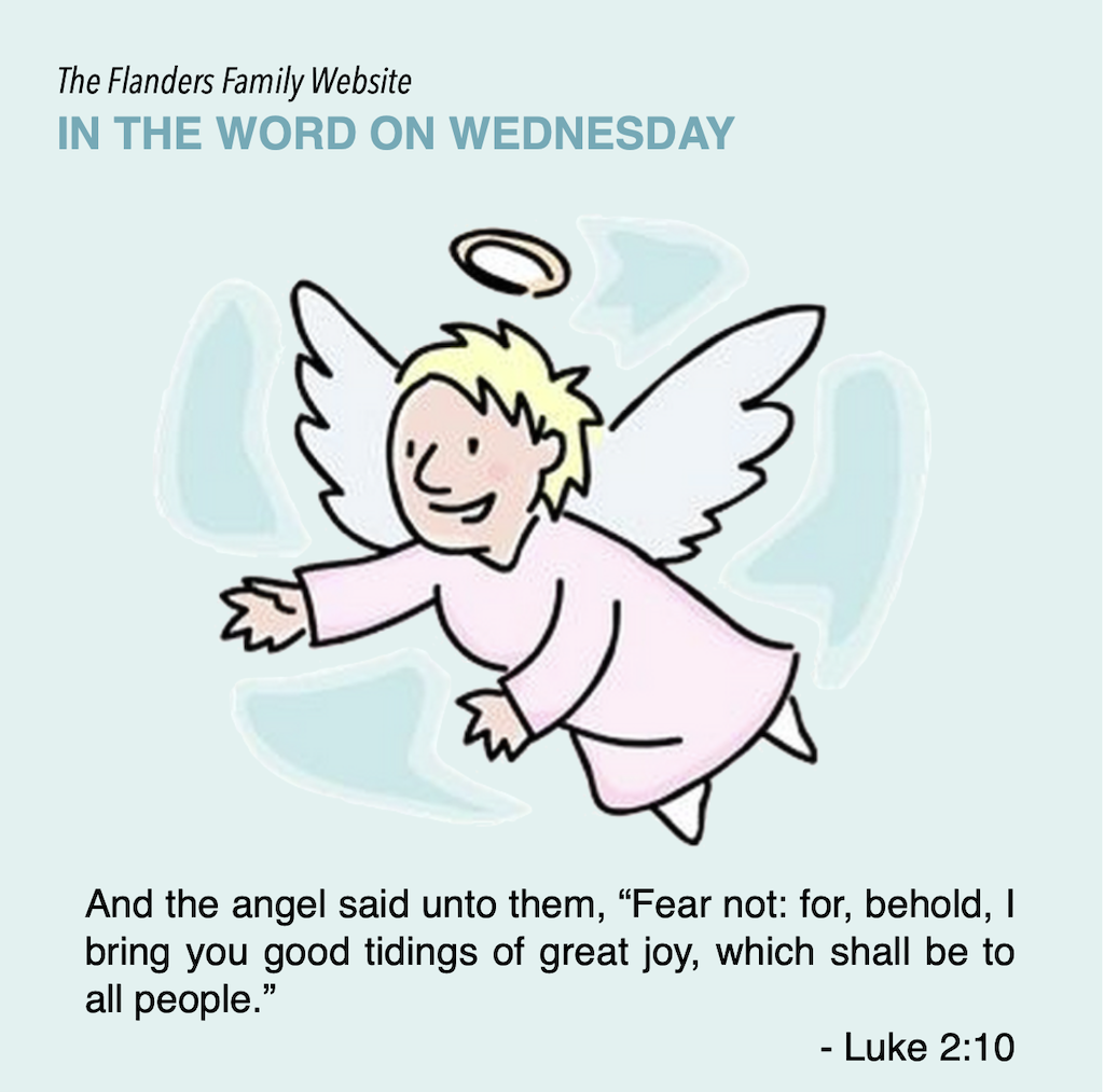 Word on Wednesday: Luke 2:10 - Flanders Family Home Life