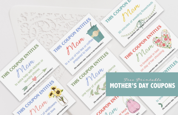 Mother's Day Coupons (Free Printable) - Flanders Family Home Life