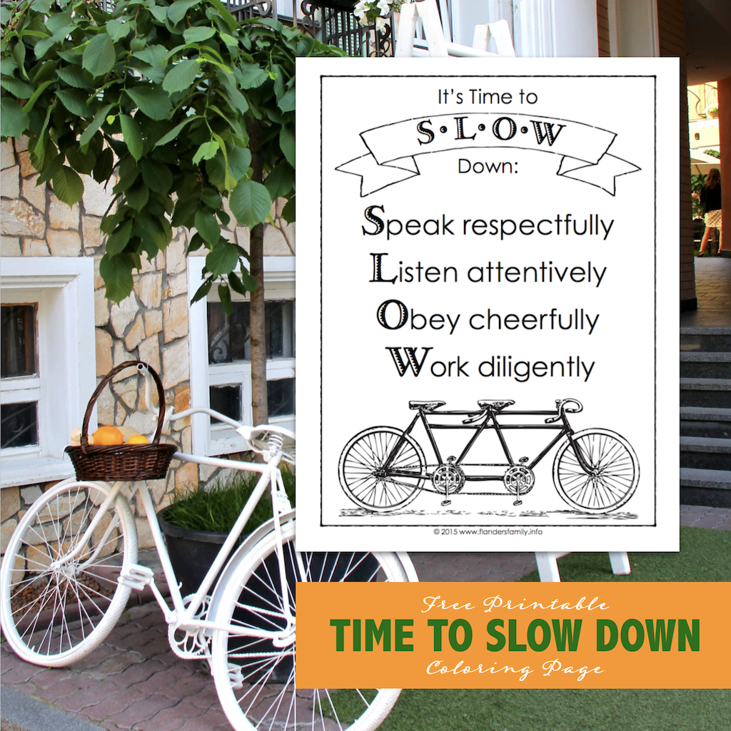 When Being SLOW is Good - Flanders Family Homelife