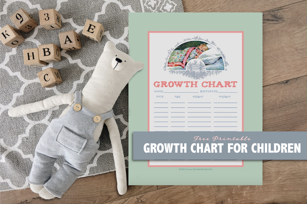 Children's Growth Charts (Free Printables) - Flanders Family Home Life