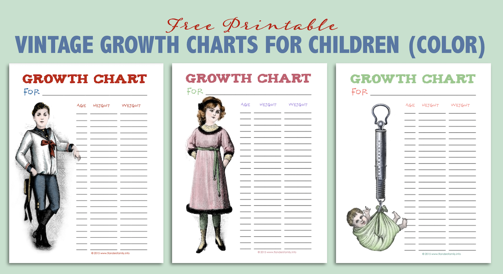 Children's Growth Charts (Free Printables) - Flanders Family Home Life