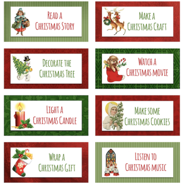 Simple Christmas Activity Cards - Flanders Family Home Life