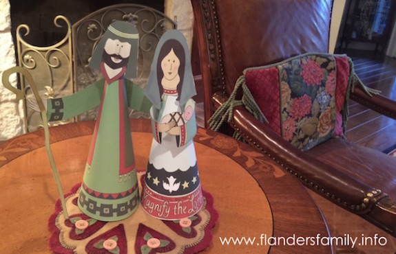 DIY Paper Nativity Craft - Flanders Family Home Life