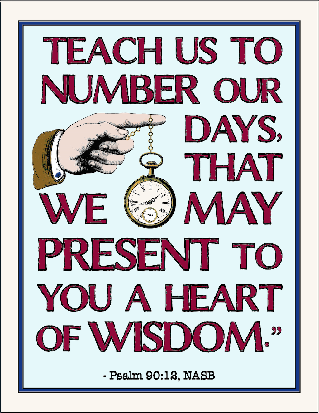 Teach Us to Number Our Days Coloring Page - Flanders Family Homelife