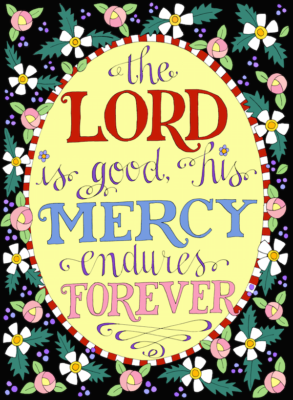 The Lord is Good Coloring Page - Flanders Family Home Life