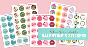 Free Printable Valentine Stickers - Flanders Family Homelife