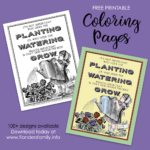 God Makes Seeds Grow (Coloring Page) - Flanders Family Home Life