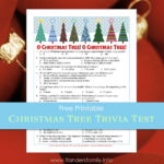 Christmas Tree Trivia Test (Free Printable) - Flanders Family Home Life