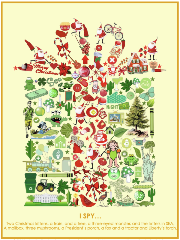 I SPY Christmas Printables - Flanders Family Home Life