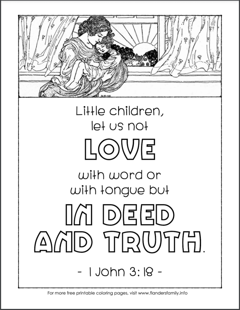Coloring Pages for Valentine's Day - Flanders Family Home Life