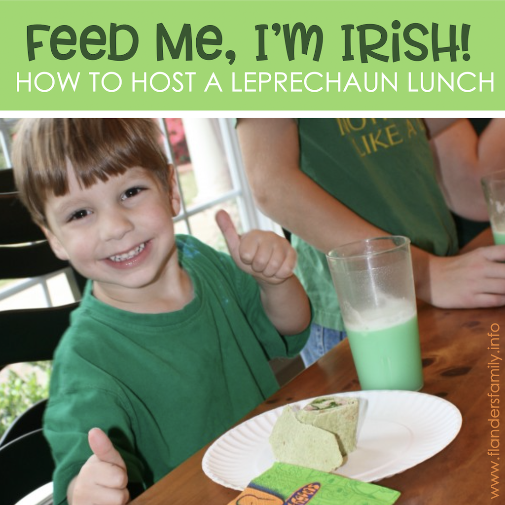 It's Time for our Annual Leprechaun Lunch! - Flanders Family Homelife