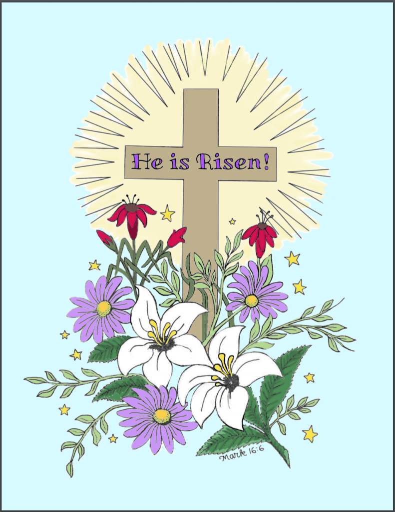 He Is Risen Coloring Page - Flanders Family Home Life
