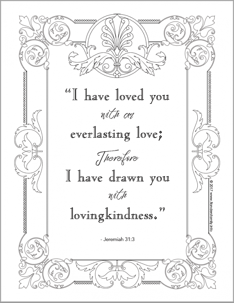 Coloring Pages for Valentine's Day - Flanders Family Home Life