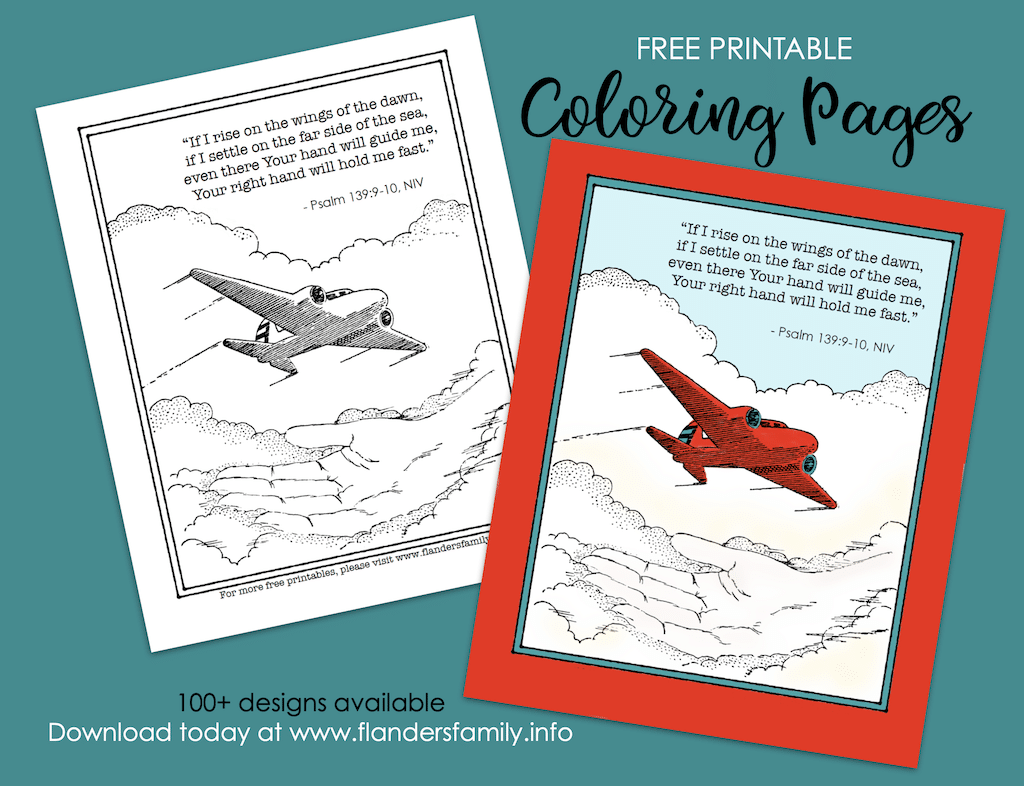 God Holds Me Fast (Free Coloring Page) - Flanders Family Home Life