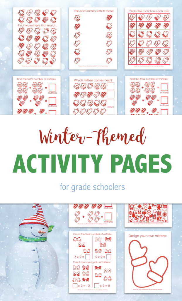 Free Winter-Themed Activity Pages - Flanders Family Home Life