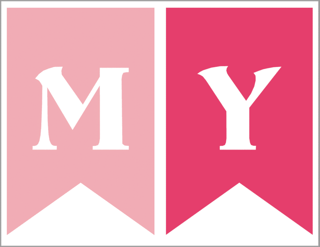 Be My Valentine Pennant Banner (Free Printable) - Flanders Family Home Life