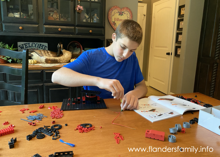 Fun with Fischertechnik Mechanic & Static Set - Flanders Family Home Life