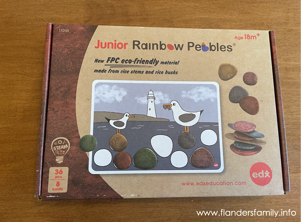 Junior Rainbow Pebbles (Timberdoodle Review) - Flanders Family Home Life