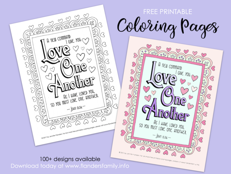 A New Command Coloring Page - Flanders Family Home Life