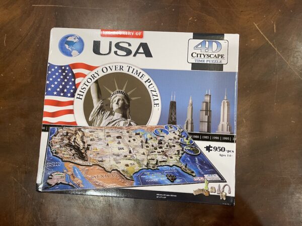 USA History over Time Puzzle - Flanders Family Homelife