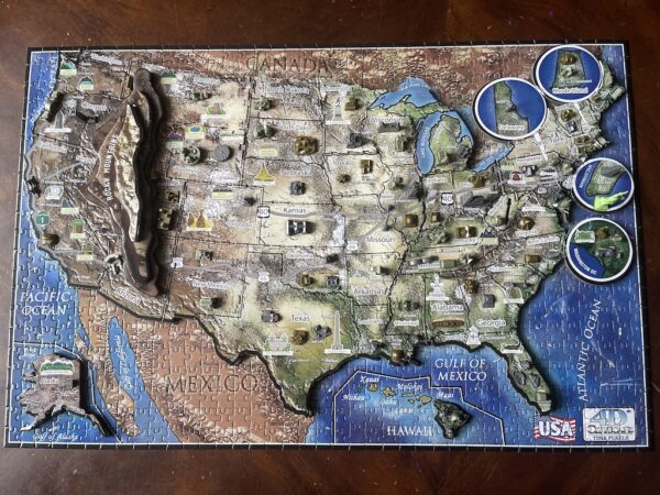 USA History over Time Puzzle - Flanders Family Homelife