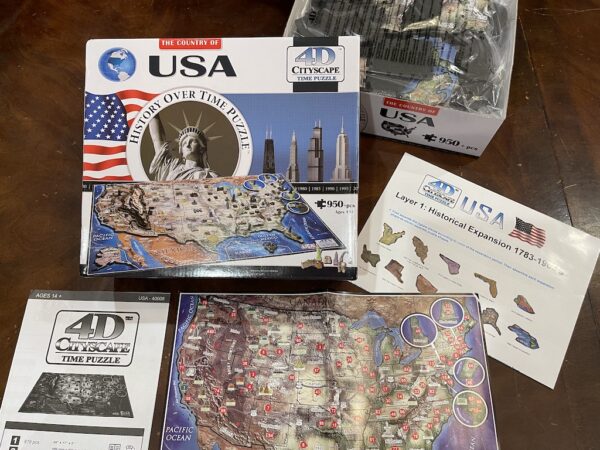 USA History over Time Puzzle - Flanders Family Homelife