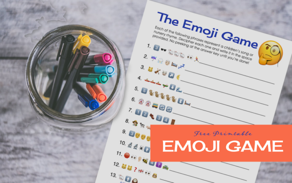 Free Printable Emoji Game - Flanders Family Home Life