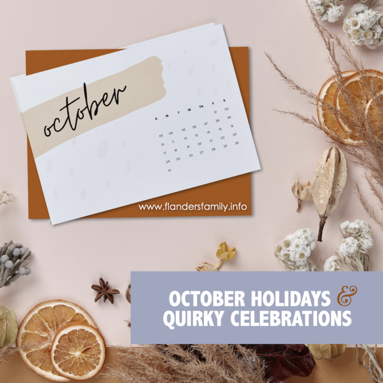 Make Every Month More Memorable - Flanders Family Homelife