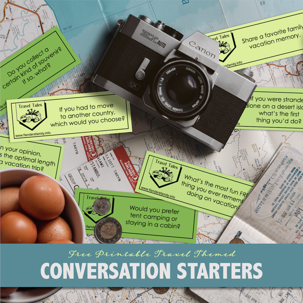 Travel Tales Conversation Starters - Flanders Family Home Life