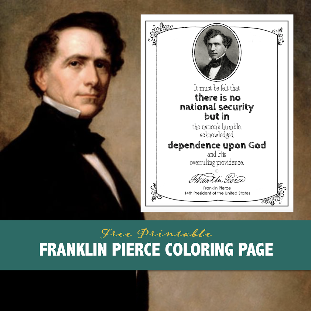 Franklin Pierce Coloring Page - Flanders Family Home Life