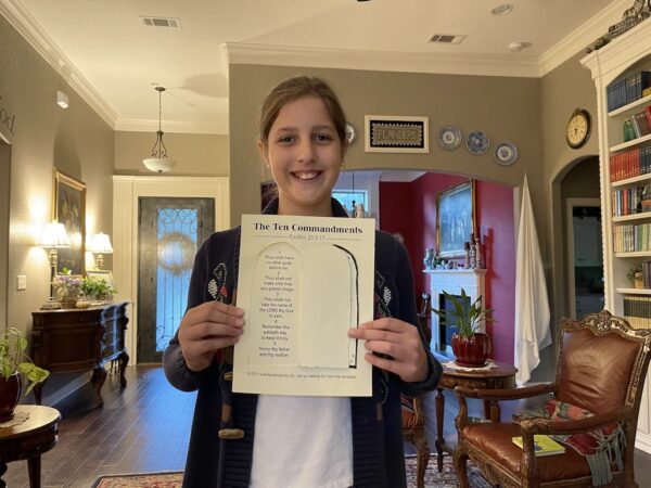10 Commandments Memory Aids & Award Certificate - Flanders Family Home Life