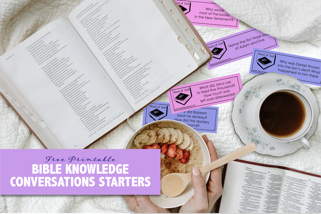 Bible Knowledge Conversation Starters - Flanders Family Home Life