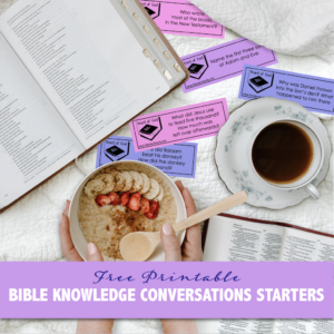 Bible Knowledge Conversation Starters - Flanders Family Home Life
