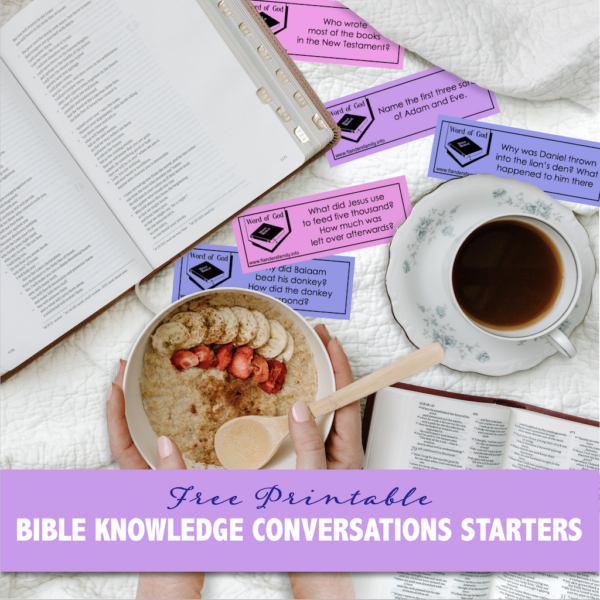 Bible Knowledge Conversation Starters - Flanders Family Home Life