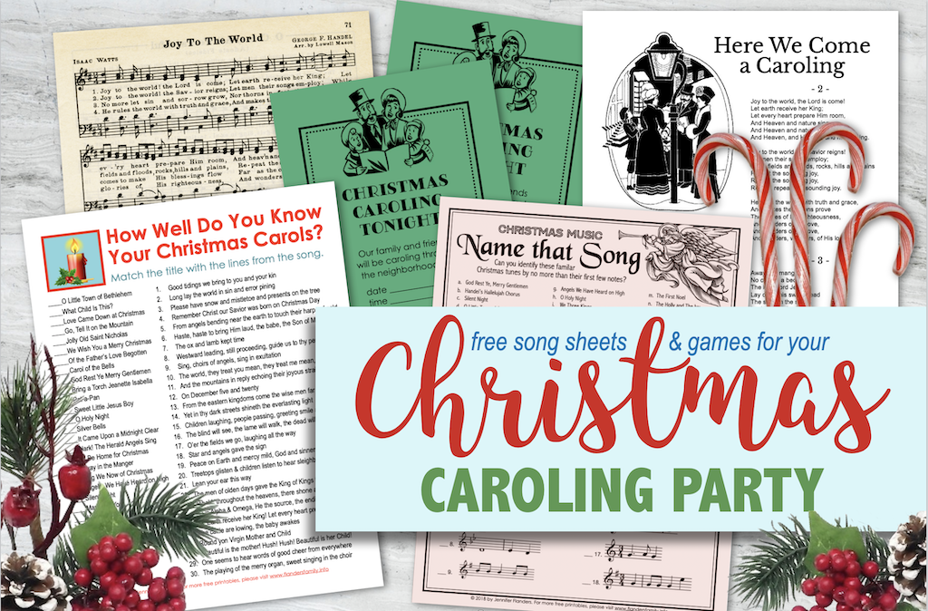 Throw the Best Christmas Caroling Party Ever - Flanders Family Home Life