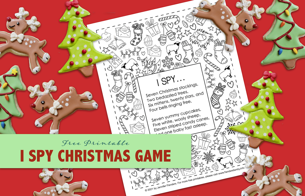 Christmas Icons I SPY Game - Flanders Family Homelife