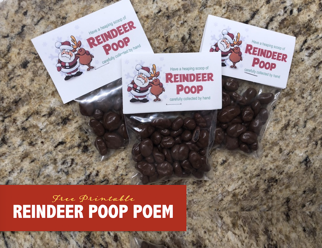 Reindeer Poop Bag Toppers - Flanders Family Homelife