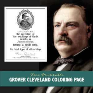 Grover Cleveland Coloring Page - Flanders Family Homelife