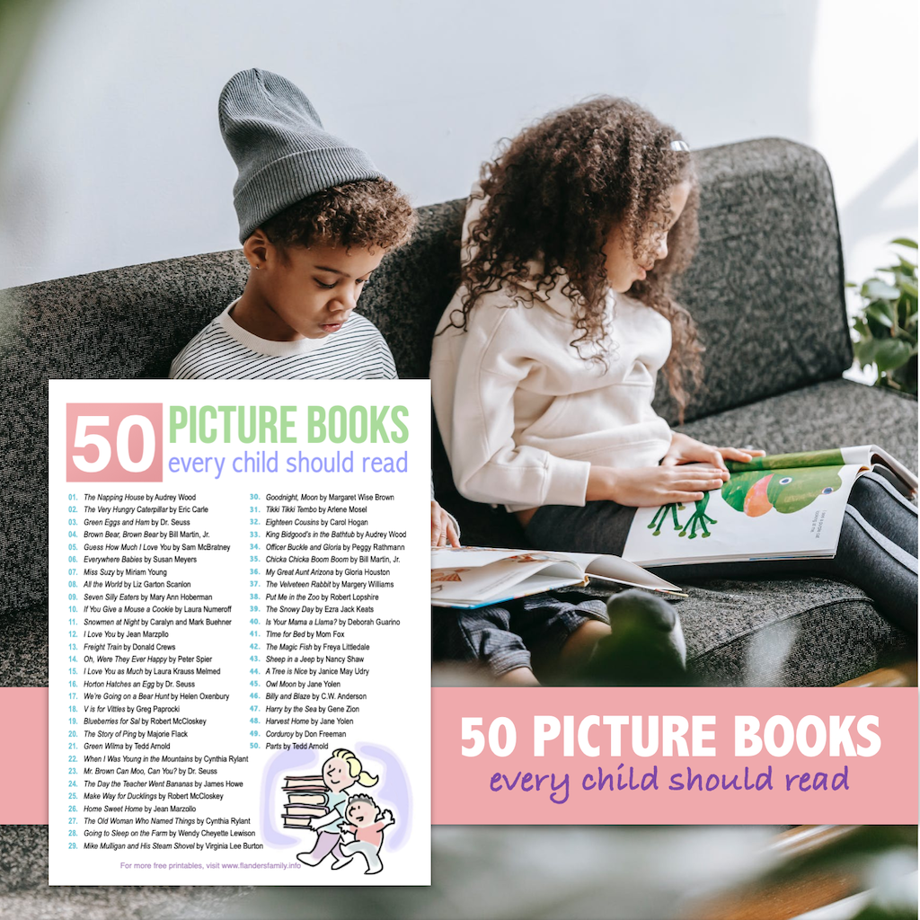 50 Picture Books Every Child Should Read - Flanders Family Home Life