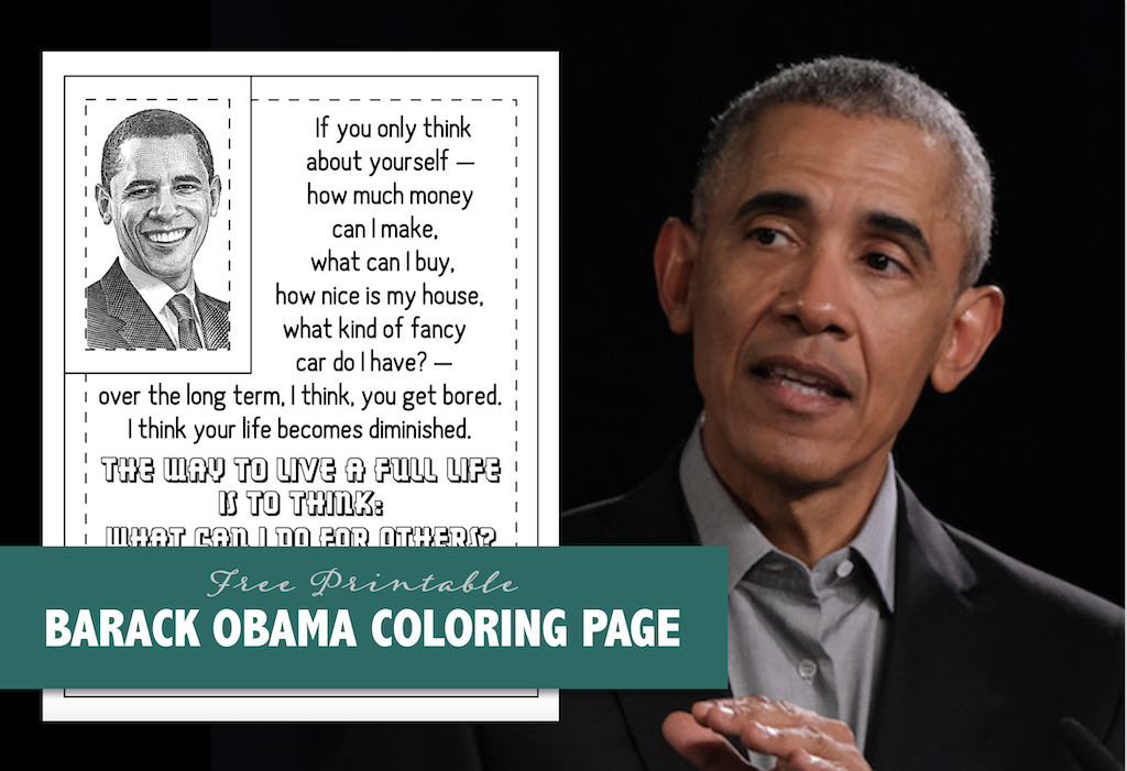 Free Printable Coloring Pages Of Barack Obama